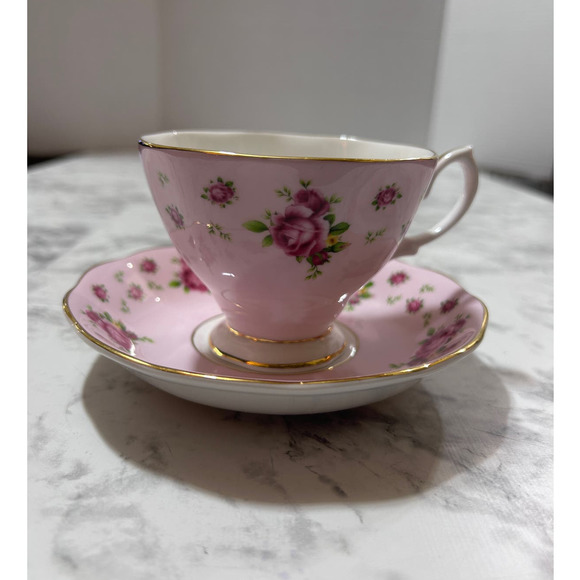 Royal Albert | Dining | Royal Albert New Country Roses Pink 3 Teacup ...